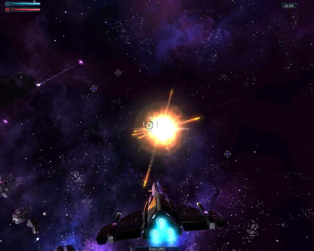 Space Galaxy On Fire