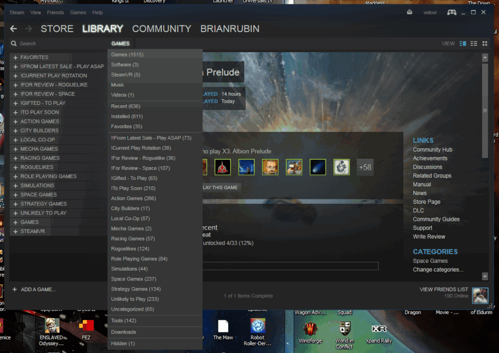 Spacing Out: Getting Organized - Space Game Junkie