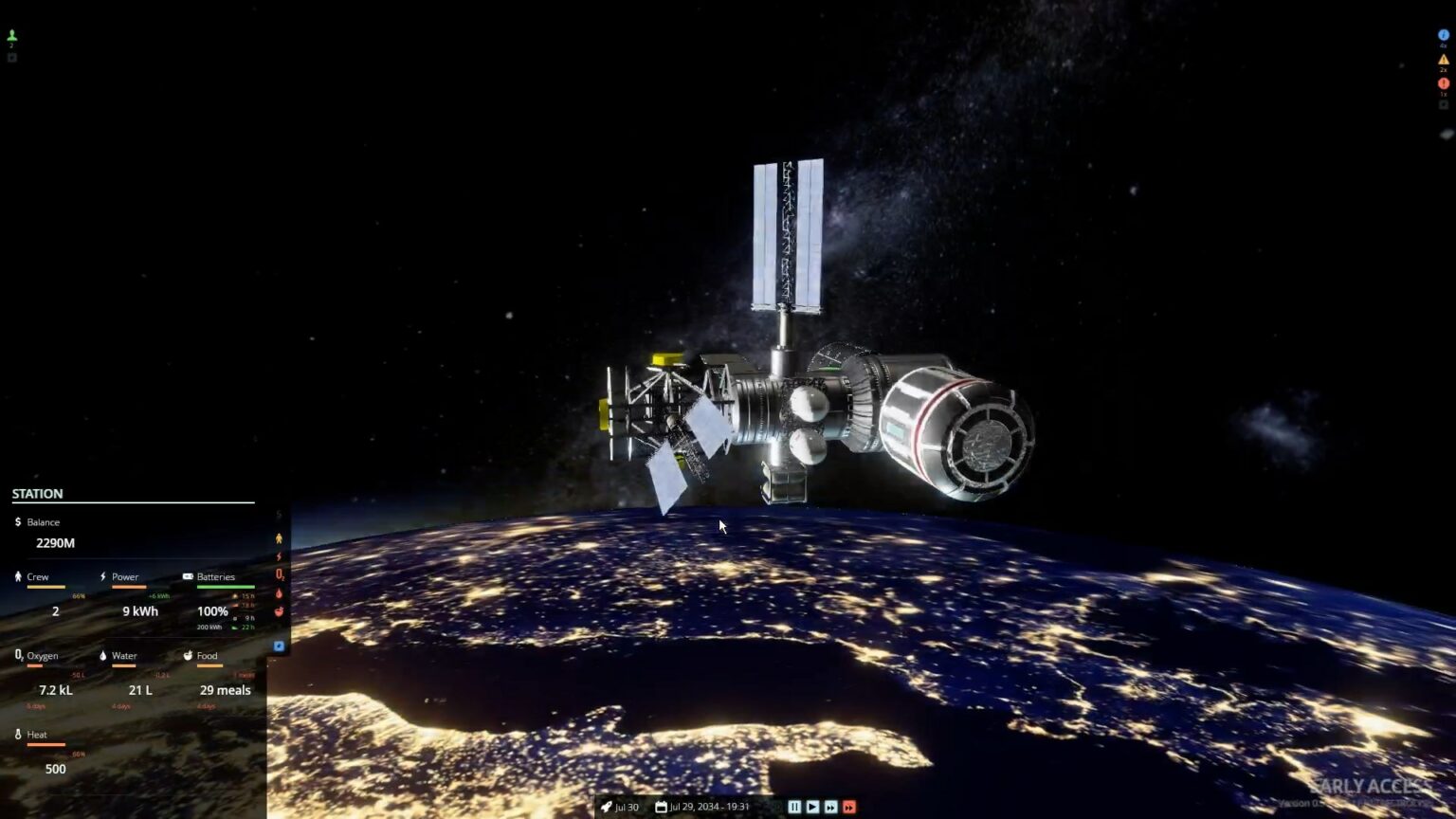 Stable Orbit - Enjoyable Station Building - Let's Preview - Space Game ...